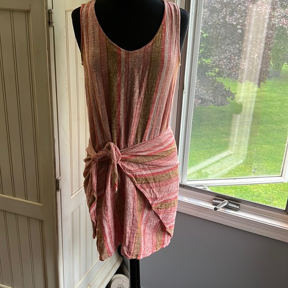 DREW | Dresses | Anthropologie Drew Morgan Linen Wrap Tie Dress | Poshmark